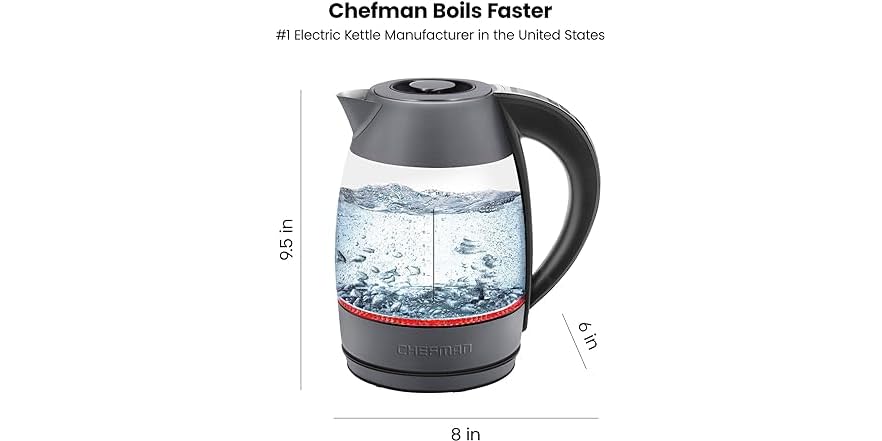 Chefman Digital Electric Kettle 1.8Liter