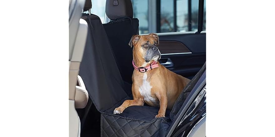 Amazon Basics Quilted Car Backseat Cover, 58" x 54" 681204