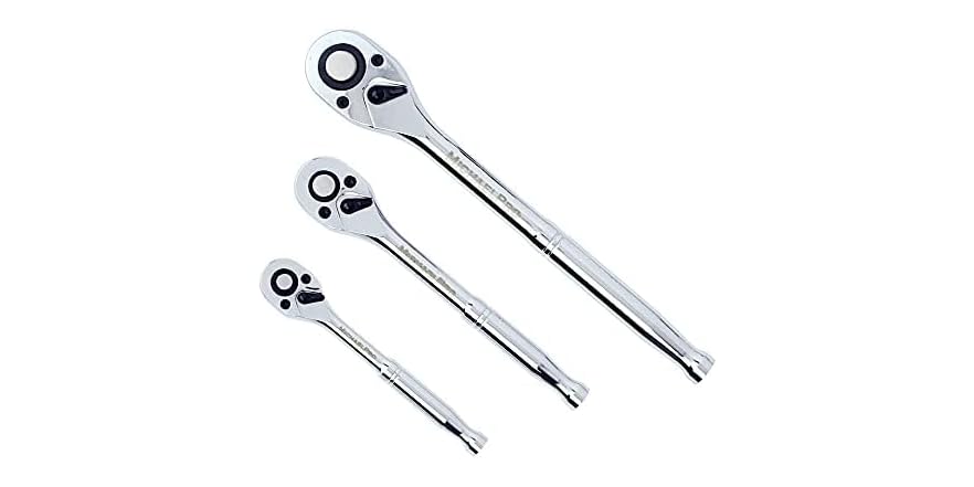MichaelPro MP006009 3pc Quick-Release Ratchet Set
