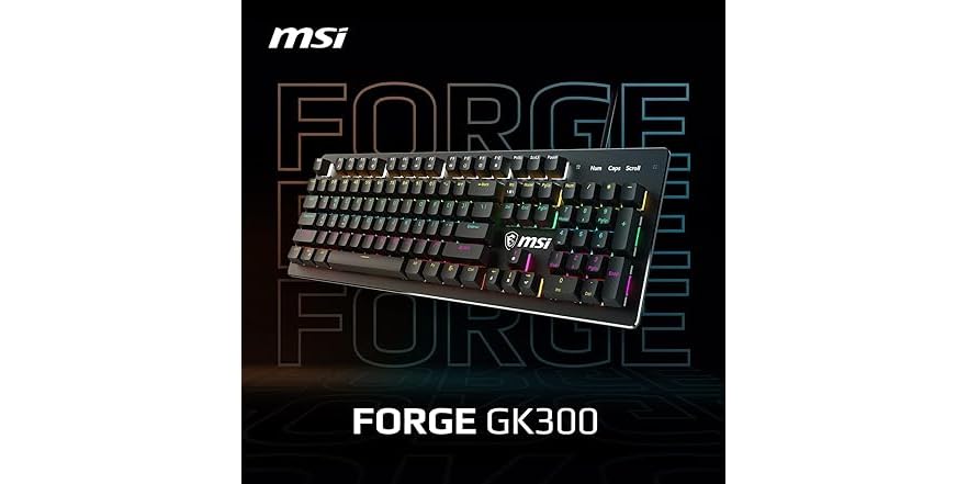 (NEW) MSI Forge GK300 Mechanical Keyboard