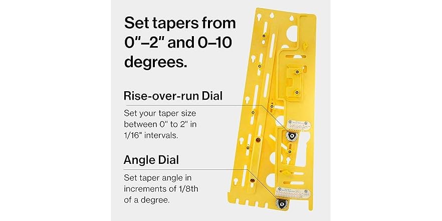 Microjig TJ-5000 Microdial Table Saw Tapering Jig