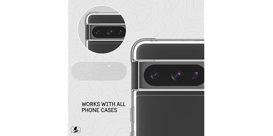 Pelican Google Pixel 8 PRO Camera Lens Protector - 9H Tempered Glass