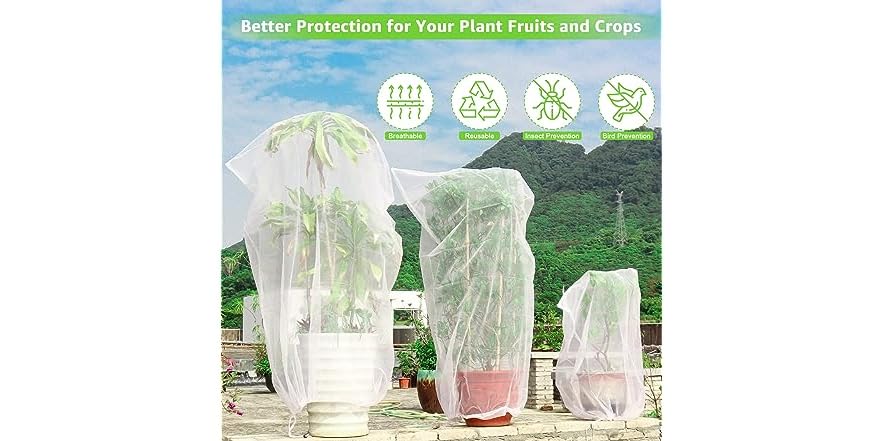 MIXC Insect Netting Bag, 6 Pack