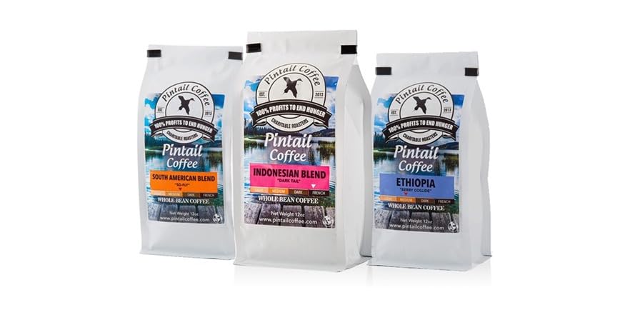 Pintail Coffee Whole Bean Coffee 3 pack Sampler