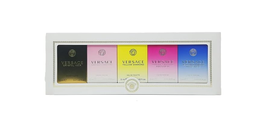 Versace Women's Fragrance Collection 5 Piece Set
