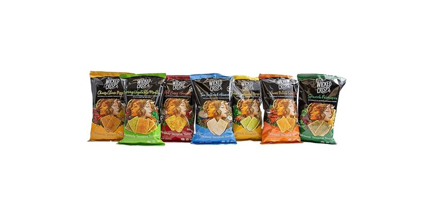 (6 Pack) Wicked Crisps Baked Bold Crisps