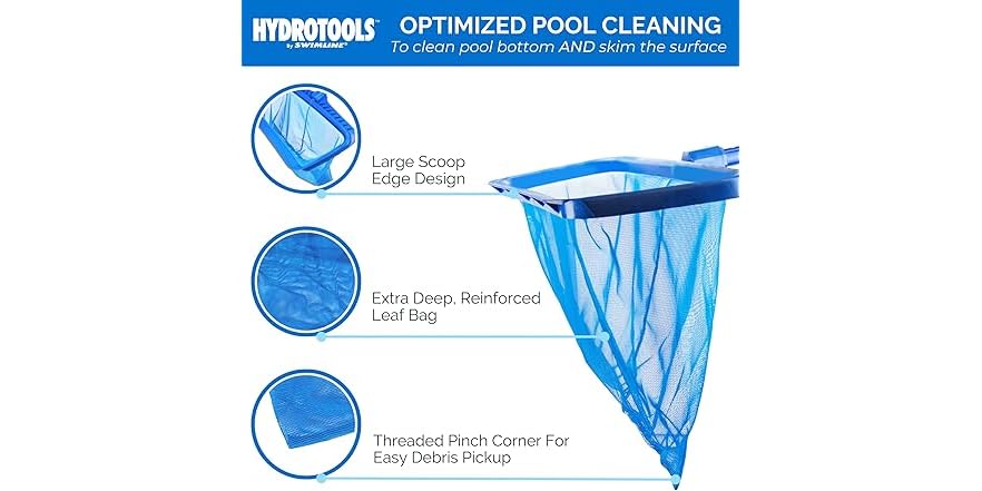 Leaf Net For Inground Above Ground Pool