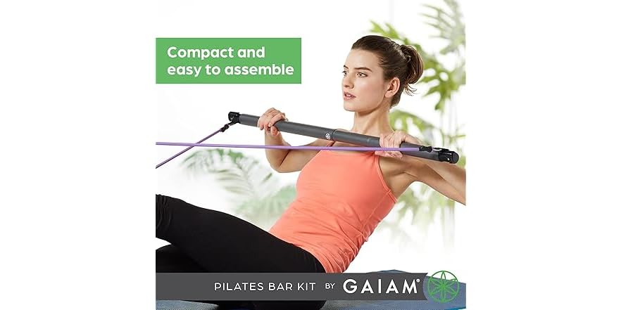 Gaiam Restore Pilates Bar Reformer Kit
