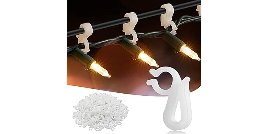 Pack Christmas Light Clips - Mini Light Clips