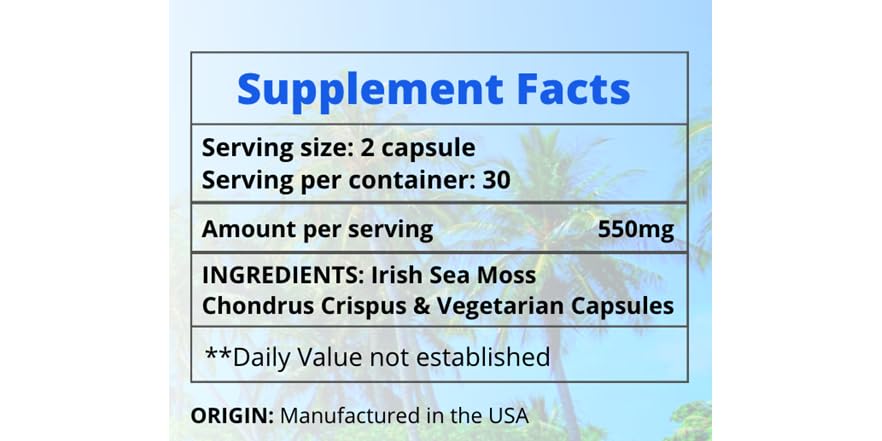 Essential Sea Moss Capsules 60ct