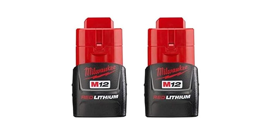 Milwaukee 48-11-2411 M12 1.5Ah Compact Battery 2pk
