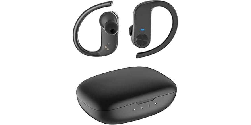 LASUNEY Wireless Earbuds - Dark Black
