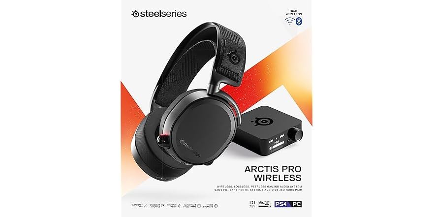 (NEW) SteelSeries Arctis Pro Wireless Gaming Headset (Open Box)