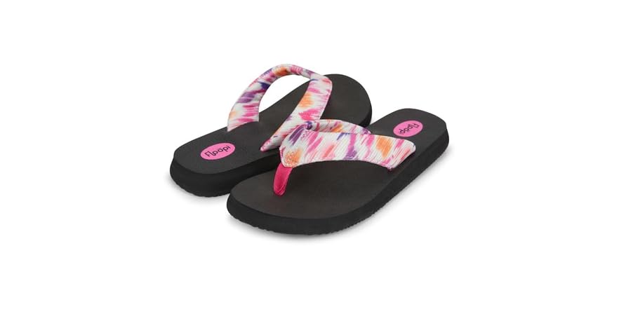 Womens Luna Multicolor Knit Flip Flop