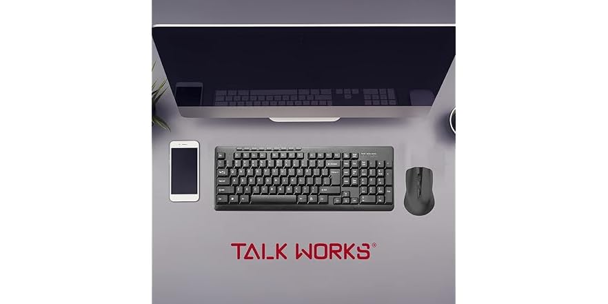 TalkWorks Wireless Mouse and Keyboard