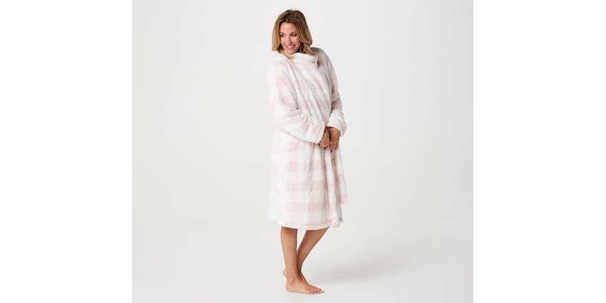 Berkshire Blanket Snap Collar Robe Women's