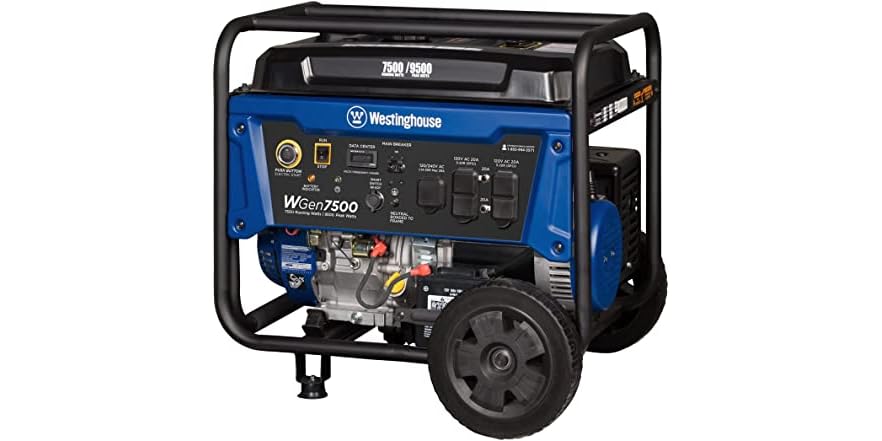Westinghouse 9500 Peak Watt Portable Generator