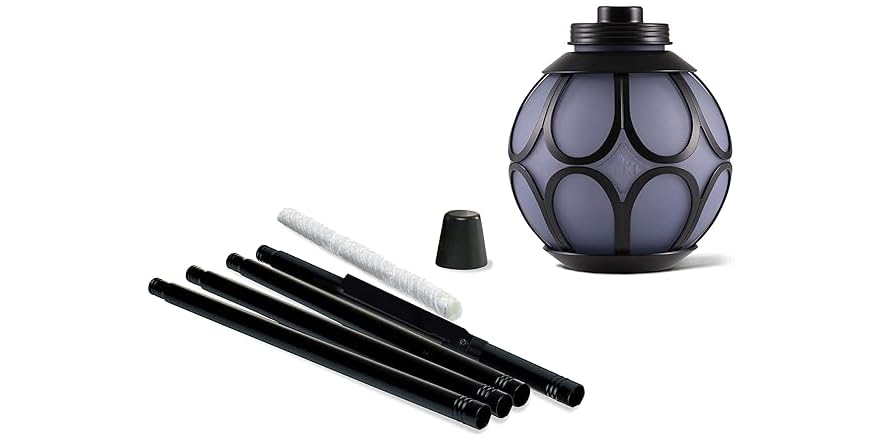 TIKI Brand 2-Pack Metal Globe Torch