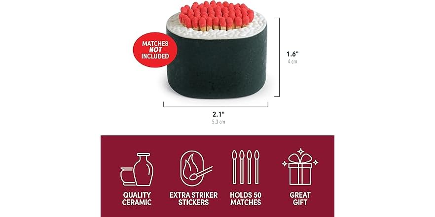 Genuine Fred FIRE ROLL Sushi Match Striker