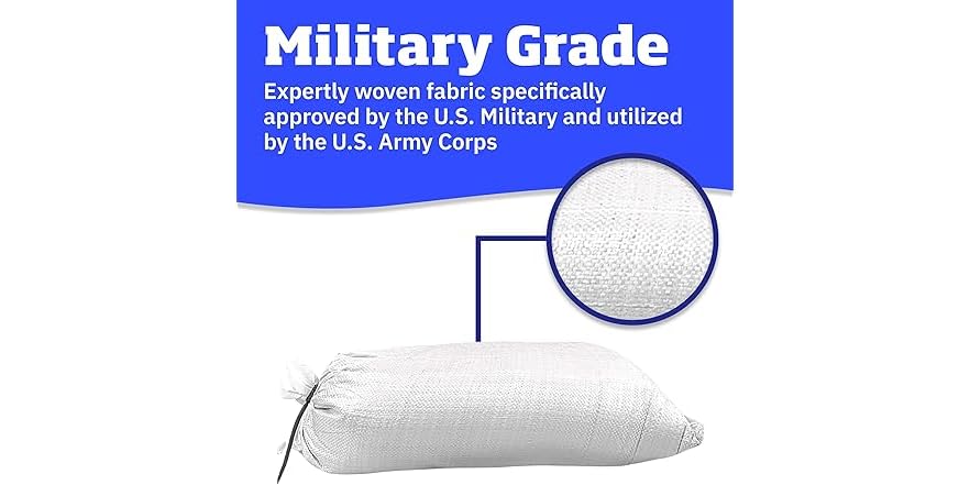 DURASACK Heavy Duty Sand Bags 100-Pk - Pick Color