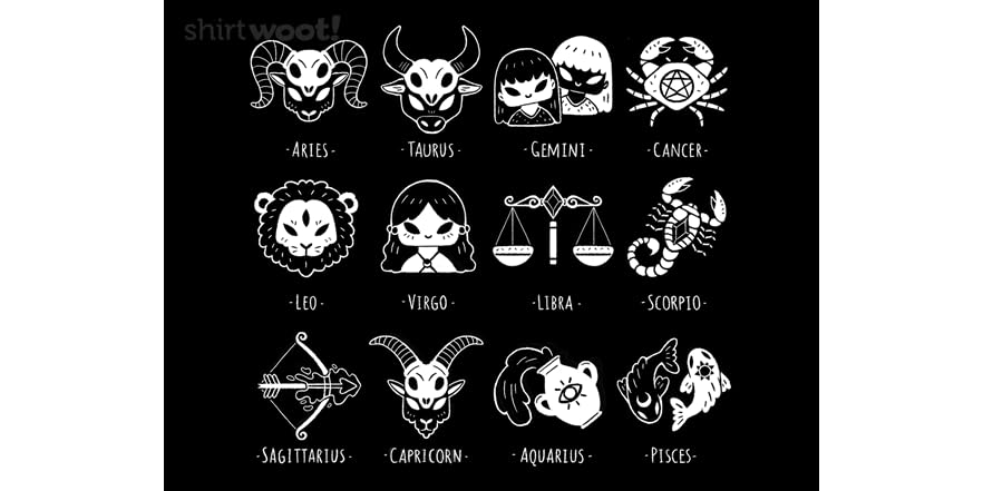 Black Zodiac Signs