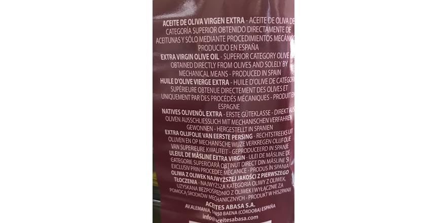 Mani Spanish EVOO- 3 Liters