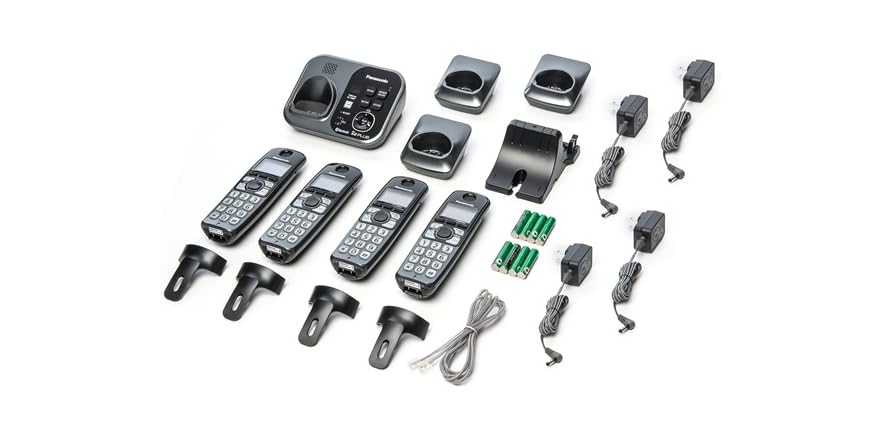 Panasonic 4-Handset w/Link-to-Cell