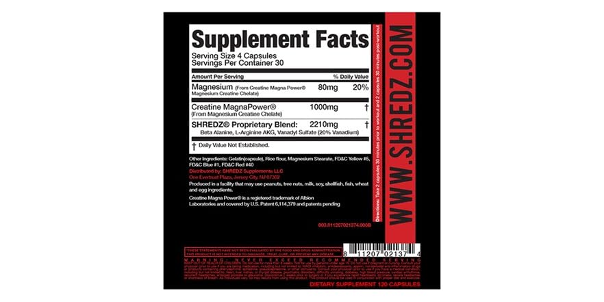 SHREDZ Creatine for Men