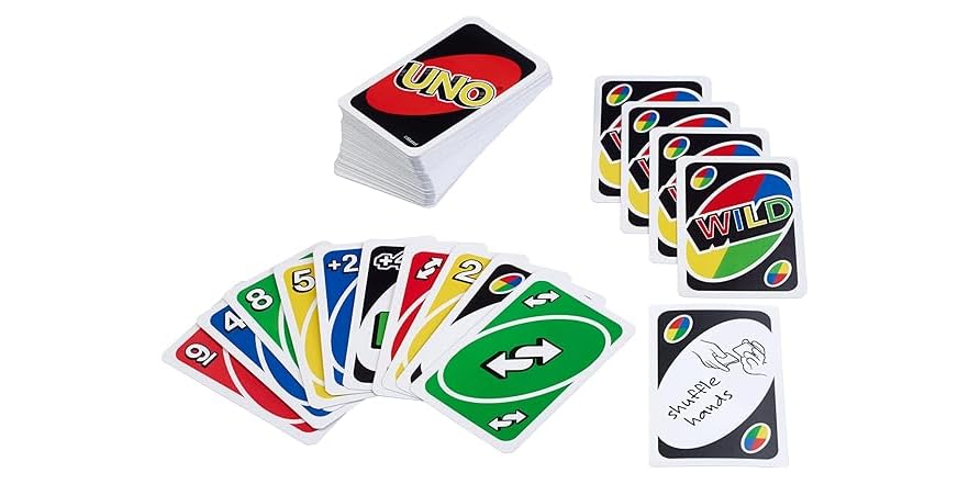 Mattel Games UNO Color & Number Matching Card Game