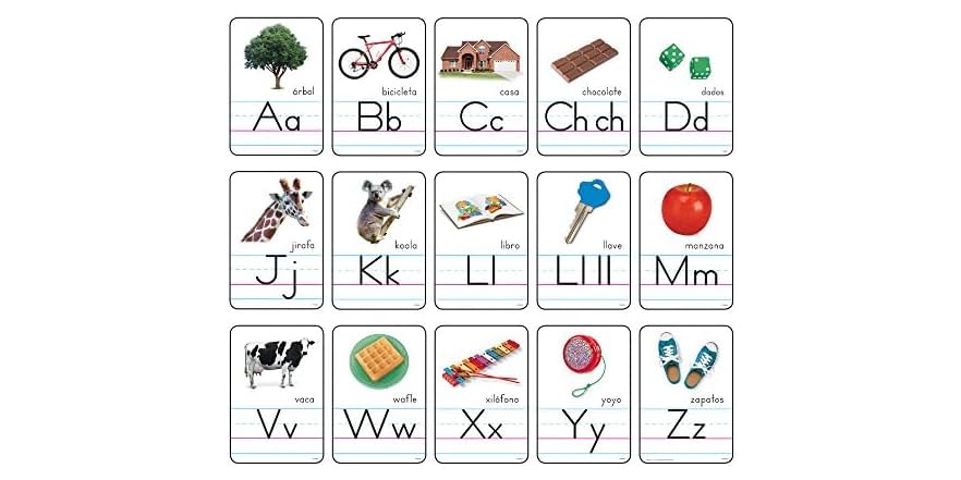 Abecedario Manuscrito Bulletin Board Set
