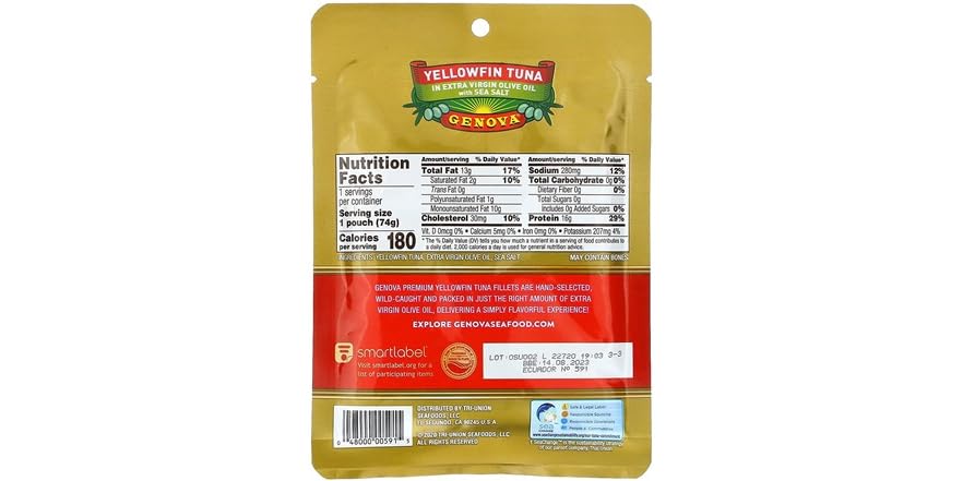 Genova Albacore/Yellowfin Tuna Pouches
