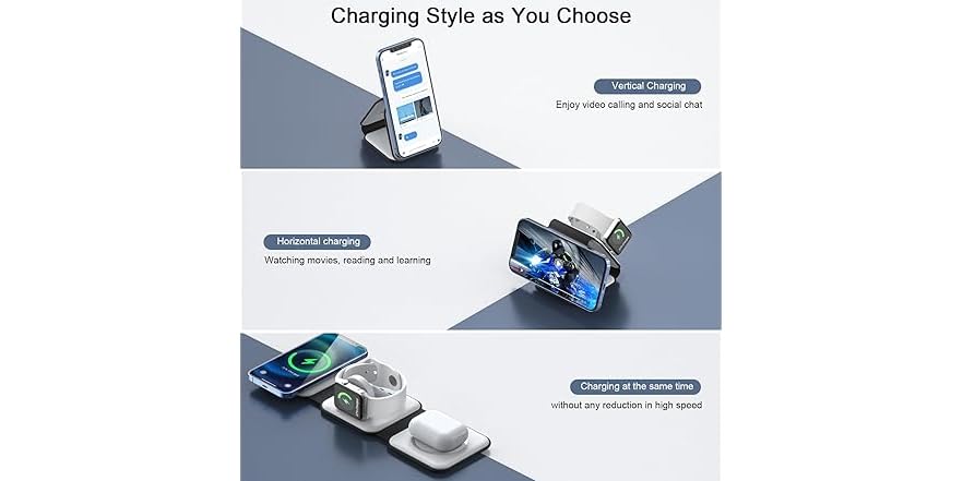 RTOPS 3 in 1 Wireless Charger