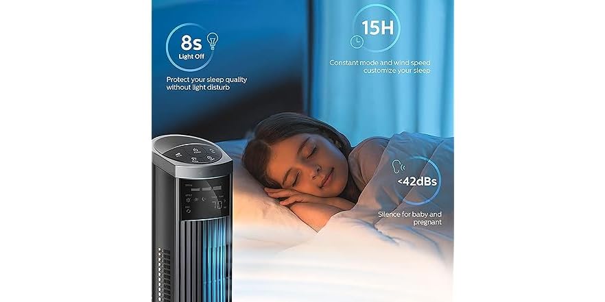 HealSmart 36 Inch Bladeless Fan