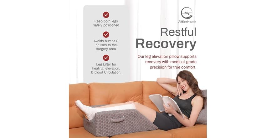 AllSett Health Double Leg Elevate Pillow