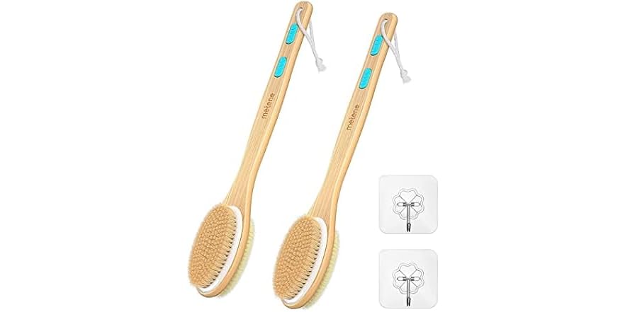 2 Pack Long Handle Back Scrubber