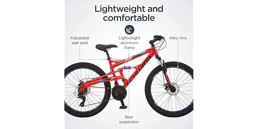 Schwinn Protocol 1.0 Unisex Mountain Bike 24-S