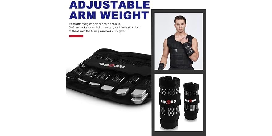 LEKARO Weighted Vest Set