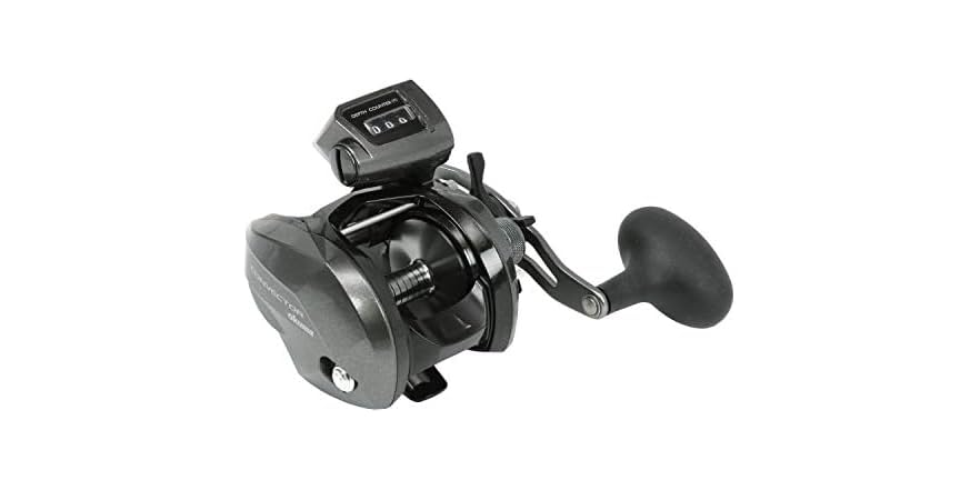 Okuma Convector Low Profile Line Counter Graphite Frame Trolling Reel