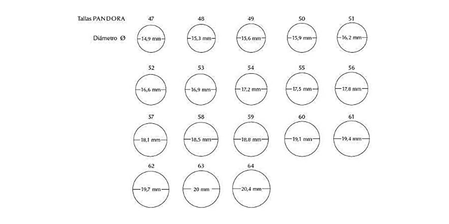 Pandora 168742C00-54 EUR-54, US-7 Pandora Shining W (Open Box)