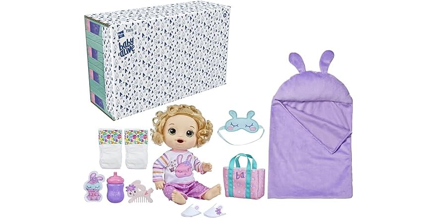 Baby Alive Bunny Sleepover Baby Doll