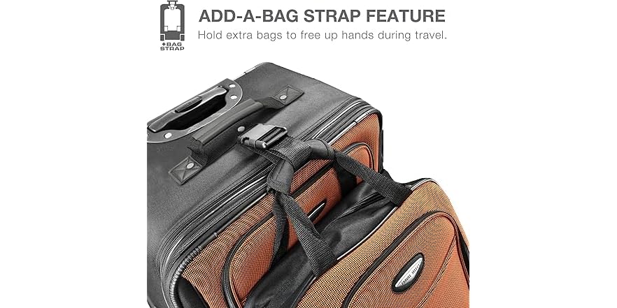 Travel Select Amsterdam Expandable Rolling Upright Luggage (Open Box)