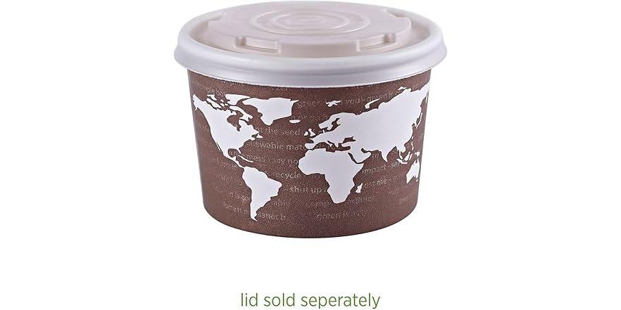 ECO PRODUCTS Compostable 8oz Lined Paper