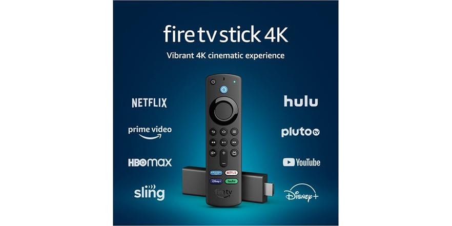 Amazon Fire TV Stick 4K (1st Gen) with Alexa Voice Remote (3rd Gen ...