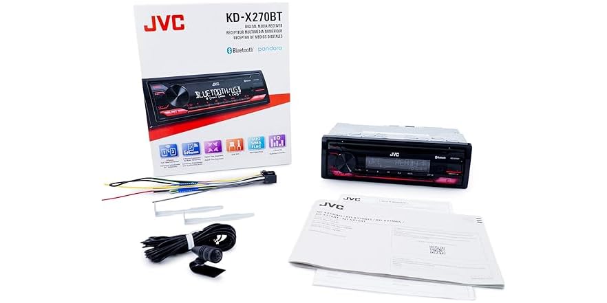 JVC KD-X270BT Bluetooth Car Stereo