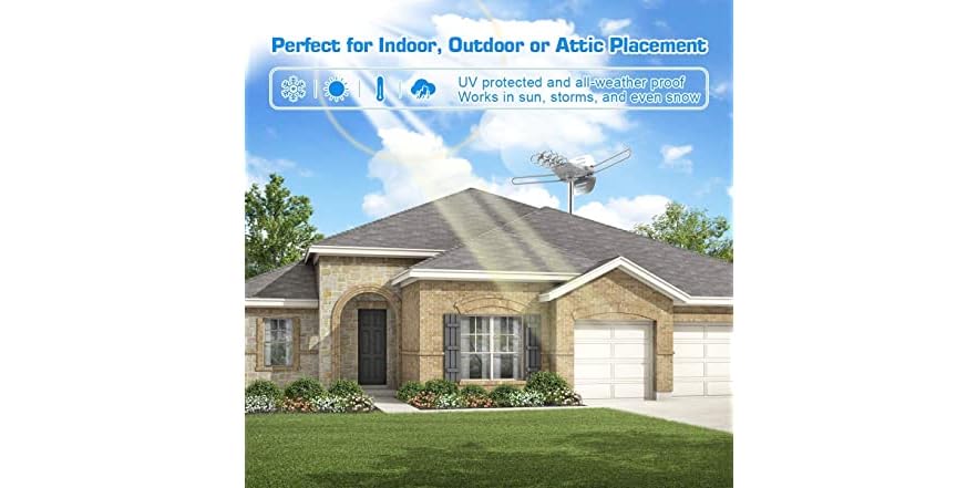 1byone Outdoor Digital Amplified HDTV