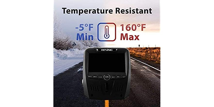 Rexing V1LG Dual Channel 1080p Dash Cam