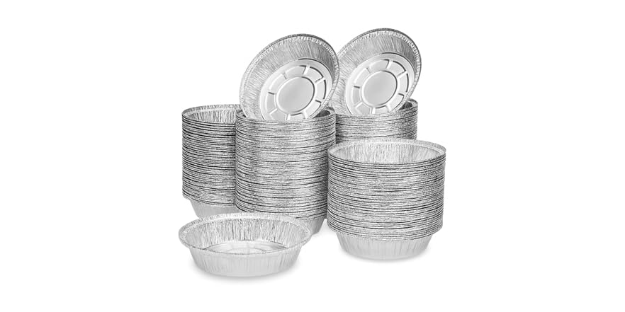 Premium Disposable Aluminum Tin Foil Pans (Round)