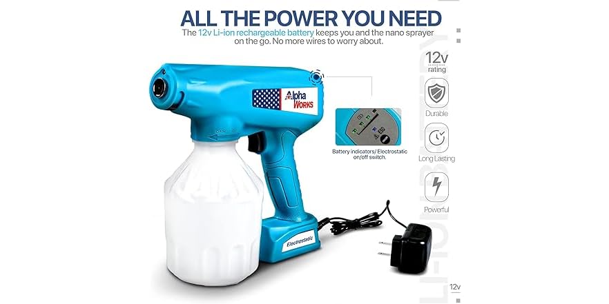 Disinfecting Nano ULV Sprayer Handheld