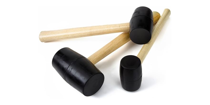 3-pc. Rubber Mallet Set