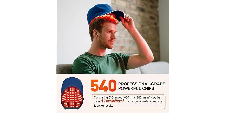 Red Light Therapy Cap